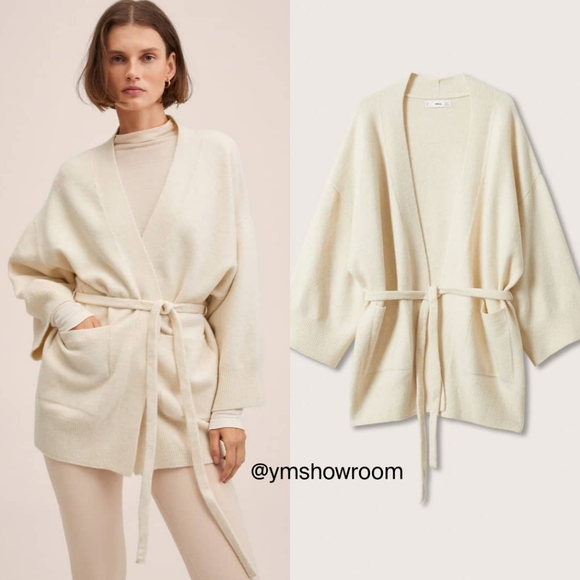 Mango | Sweaters | Mango Belted Cardigan | Poshmark
